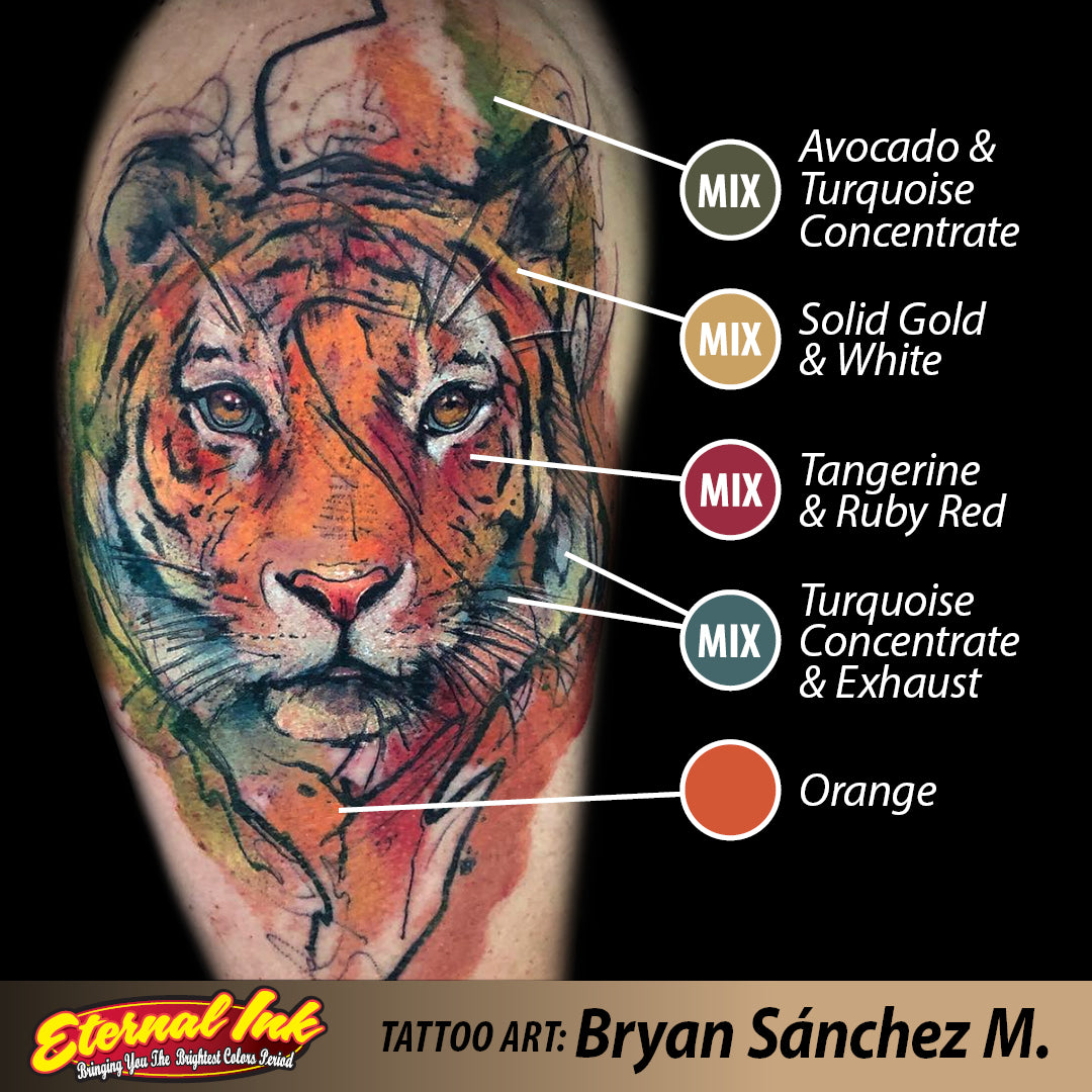 Bryan Sanchez M. Color Maps - Eternal Tattoo Ink