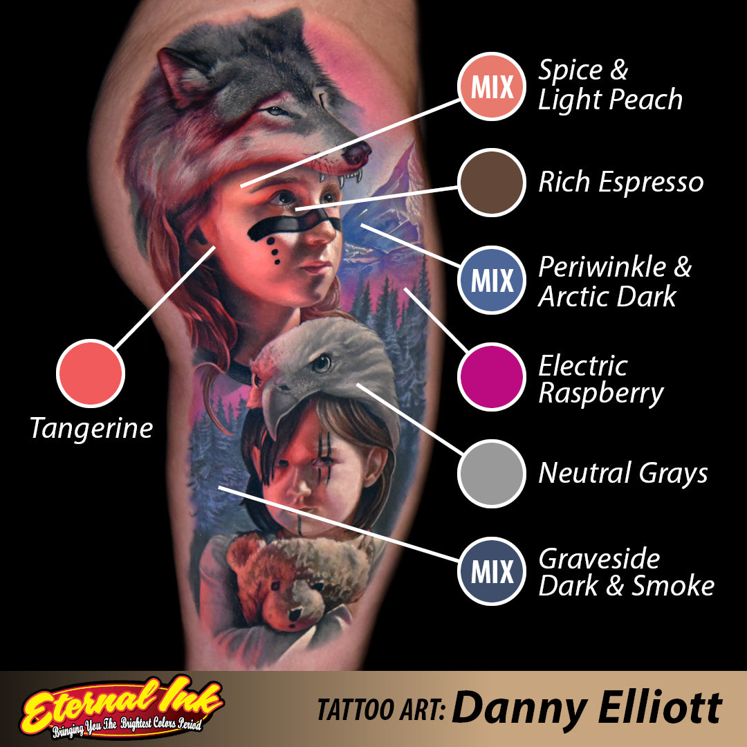 Danny Elliott Color Maps - Eternal Tattoo Ink