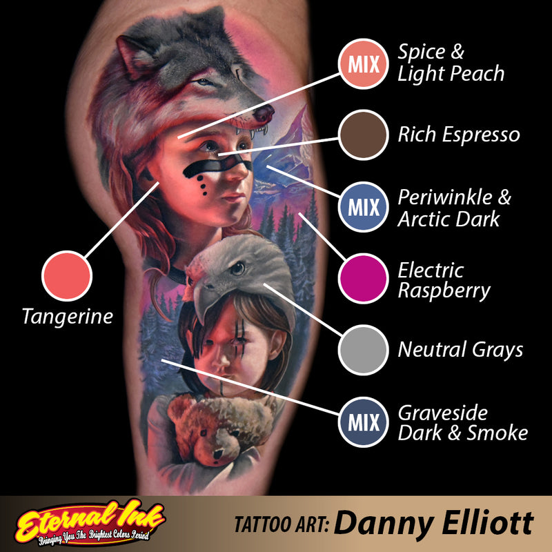 Danny Elliott Color Maps - Eternal Tattoo Ink