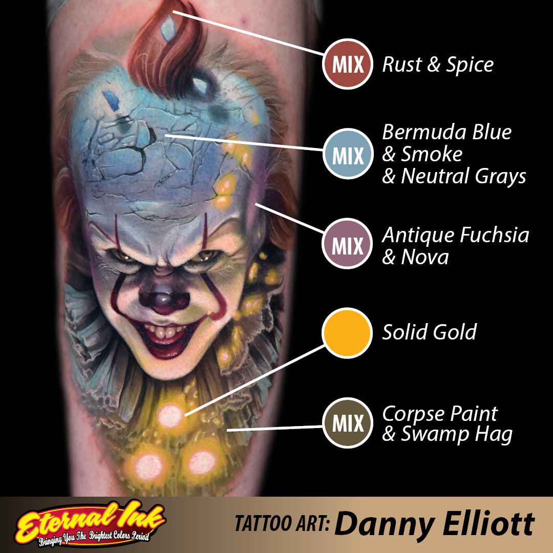 Danny Elliott Color Maps - Eternal Tattoo Ink