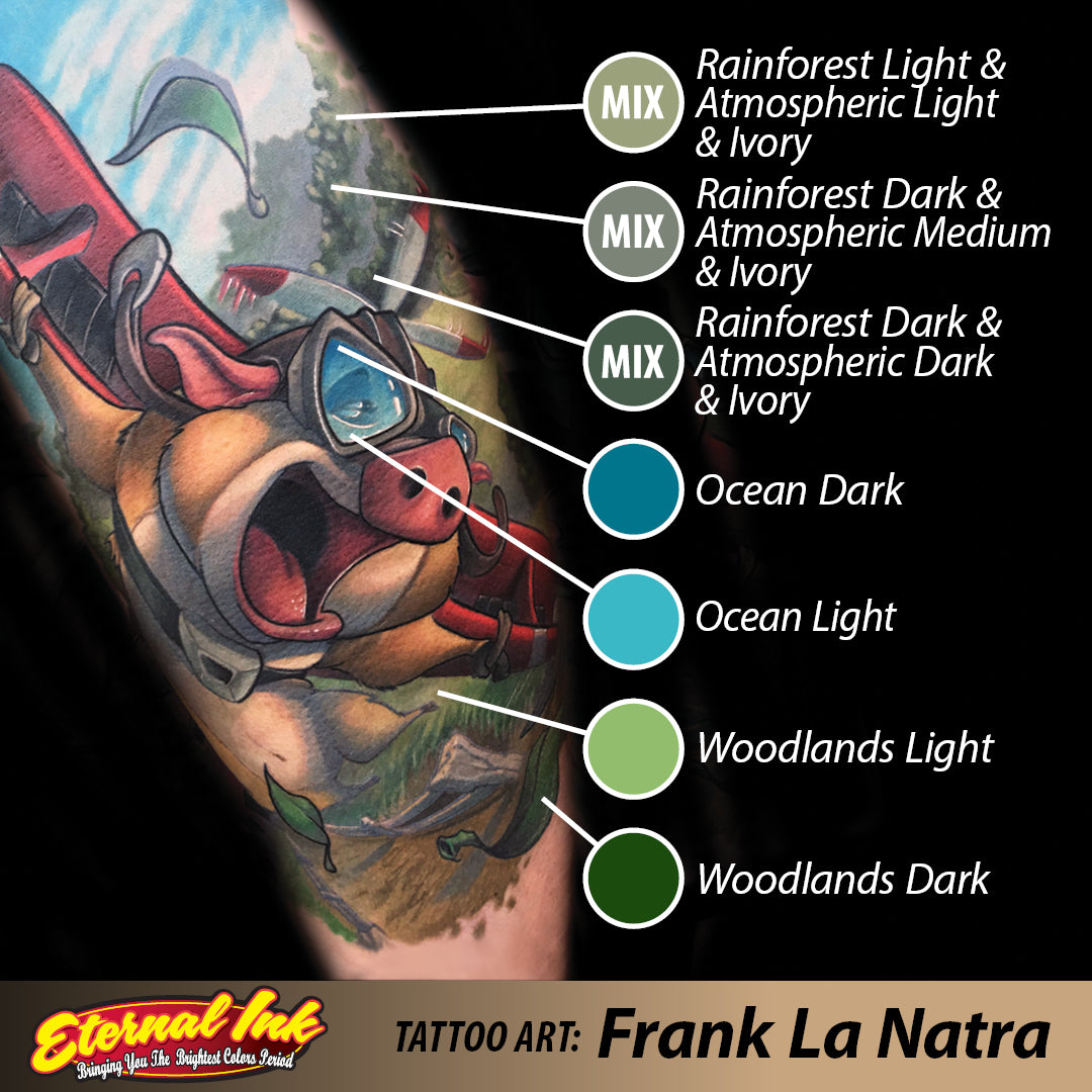 Frank La Natra Color Maps - Eternal Tattoo Ink
