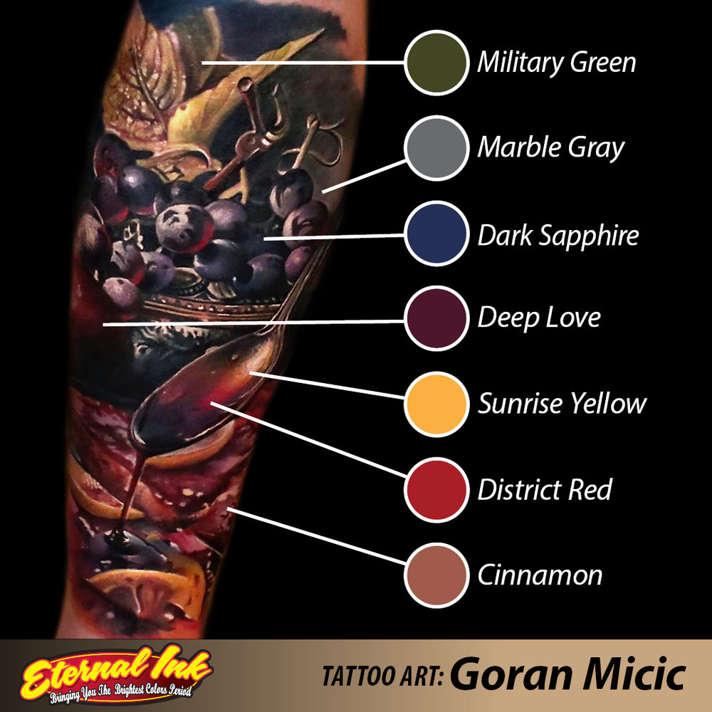 Goran Micic Color Maps - Eternal Tattoo Ink
