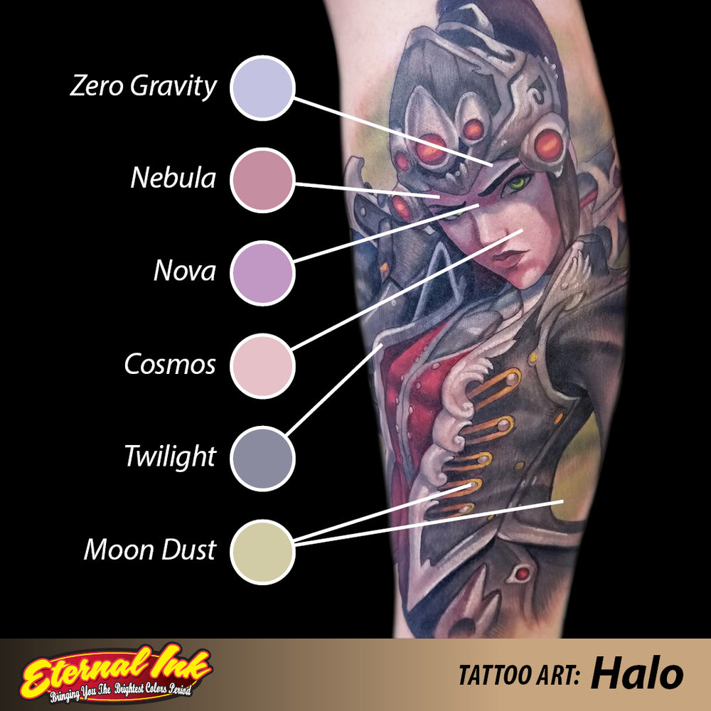 Halo Grey Color Maps - Eternal Tattoo Ink