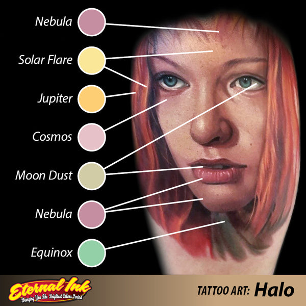 Halo Grey Color Maps - Eternal Tattoo Ink