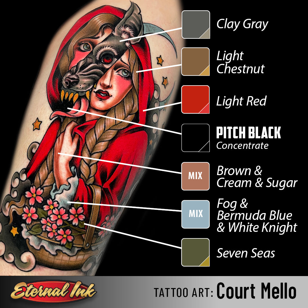 Court Mello Color Maps - Eternal Tattoo Ink