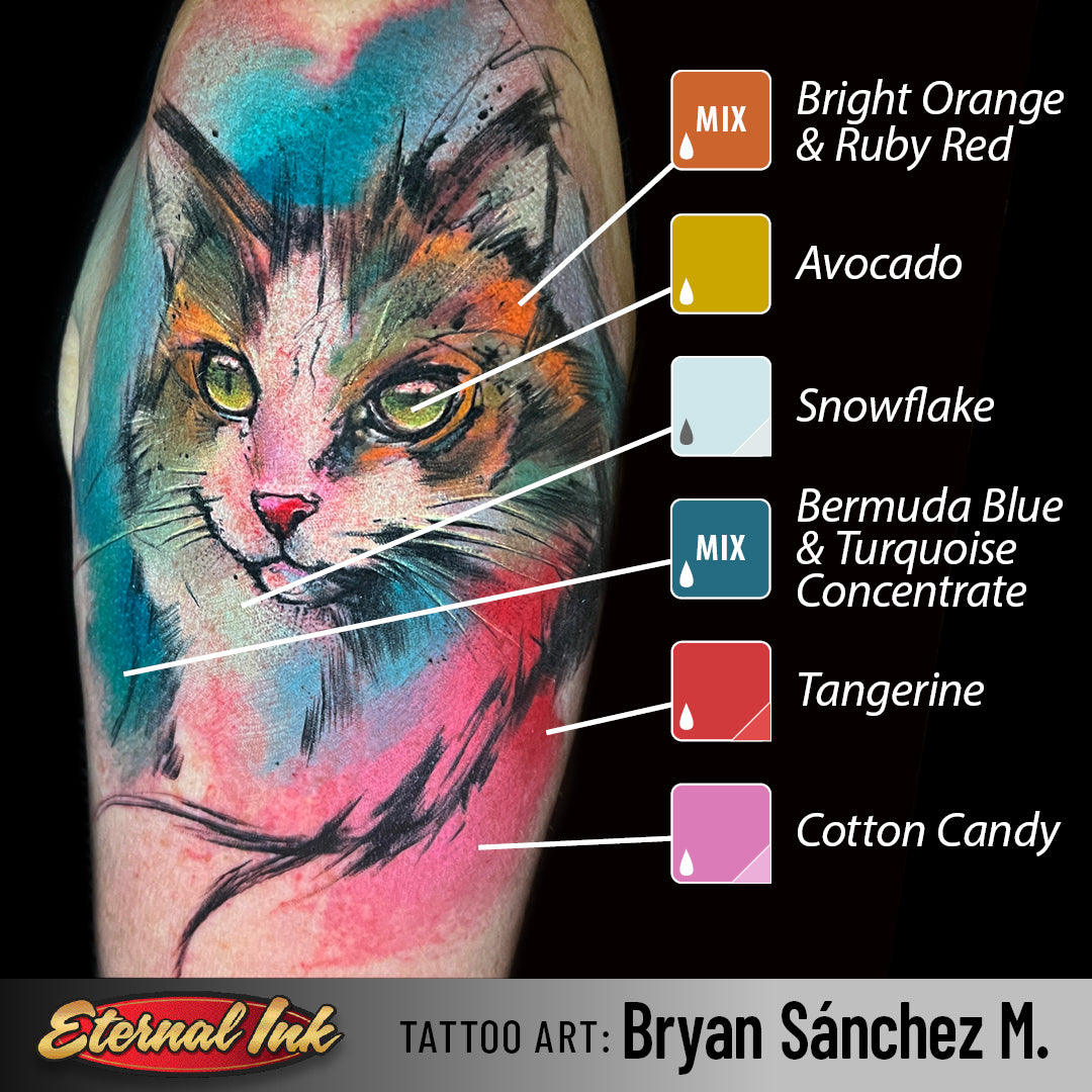 Bryan Sanchez M. Color Maps - Eternal Tattoo Ink